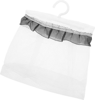 PartyKindom Hängender Netzbeutel Aus Robustem Netzgewebe Vielseitiger Aufbewahrungsbeutel Fürs Badezimmer Und Küche Platzsparend Faltbar Mit Drehbarem Haken Für W