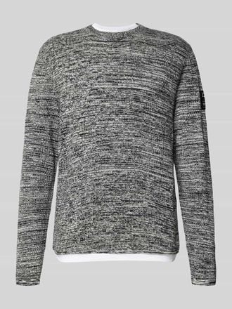 Tom Tailor Denim Regular Fit Strickpullover aus Baumwoll-Mix