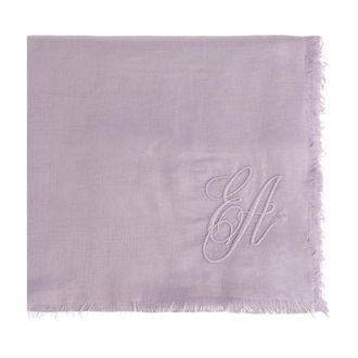 Emporio Armani Logo Schal - - Accessories - Damen - Lila - ONE SIZE