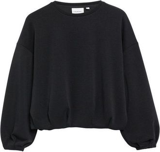 Comma Sweatshirt Sweatshirt Weiches Sweatshirt mit Bubblehem