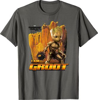 MARVEL Guardians Vol.2 I AM GROOT Ready Face T-Shirt T-Shirt