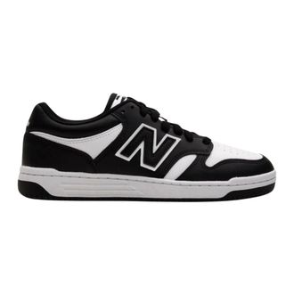 New Balance Homme, Chaussures, Noir, Taille: 46 1/2 EU Chaussures &Agrave; Lacets En Cuir Semelle Caoutchouc