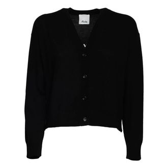 Allude Femme, Pulls, Noir, Taille: 40 FR Cardigans