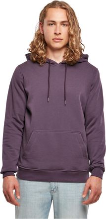 Build Your Brand Herren Kapuzenpullover Heavy Hoody, lässiger Hoodie für Männer, 5XL, purplenight