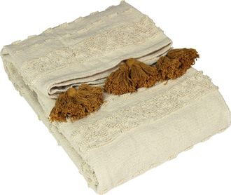 furn. Boho Wurf, Ocker, 130 x 180cm