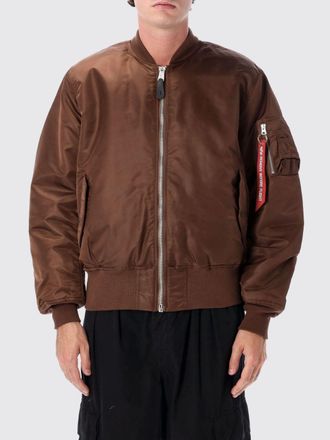 Alpha Industries Relaxed-Fit Nylon-Bomberjacke mit Kontrastlogo