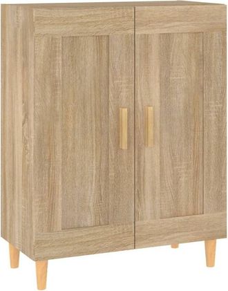 vidaXL Buffet Ch&ecirc;ne sonoma 69,5x34x90 cm Bois ding&eacute;nierie vidaXL