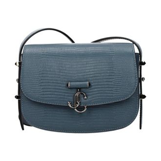 Jimmy Choo London Femme, Sacs, Bleu, Taille: ONE Size Avenue Quad Shoulder Bag