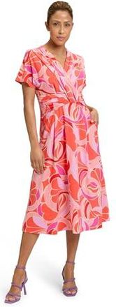 Betty Barclay Damen Robe en Jersey &agrave; Manches Tombantes Red/Ros&egrave; 38