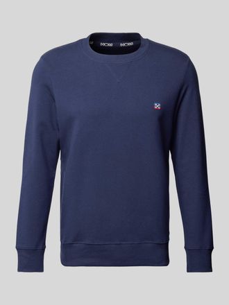 HOM Sweatshirt mit Label-Stitching