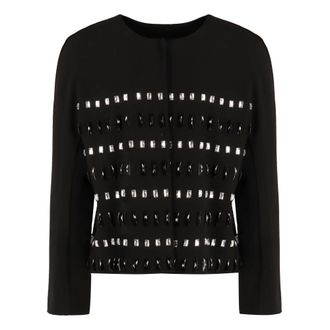 Max Mara Damen, Jacken, Schwarzk, XLGr&ouml;&szlig;e