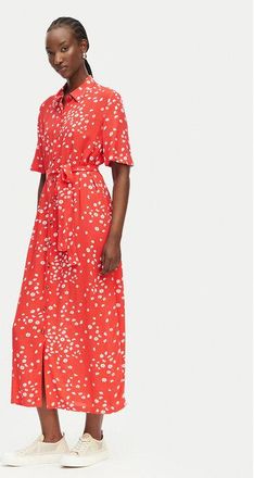 Roxy Hemdkleid Island Escape ERJWD03865 Rot Regular Fit