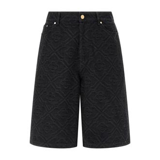 Casablanca Shorts en jean jacquard - Homme - Shorts - Bleu - Taille: W30