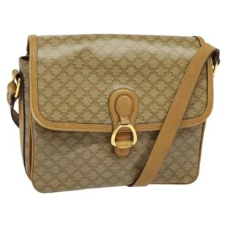 Celine Sac bandouli&egrave;re vintage Pre-owned - Femme - Pre-owned - Brun - Taille: ONE Size