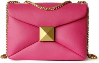 Generic NYSBH Sac &agrave; bandouli&egrave;re tendance en cuir v&eacute;ritable pour femme Petit sac carr&eacute; en cuir de vache, rose