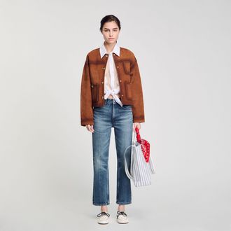 Sandro Verwaschene Jeans