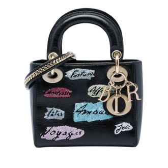 Dior Pre-owned Lady Dior Mini Bag - - Pre-owned - Damen - Schwarzk - ONE SIZE