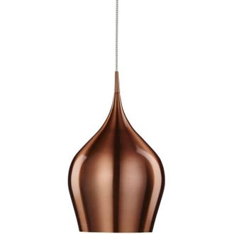 Searchlight Searchlight - Vibrant - Luminaire suspendu &agrave; 1 ampoule, grand d&ocirc;me, cuivre, E27