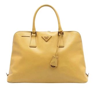 Prada Pre-owned Promenade Satchel - Femme - Pre-owned - Jaune - Taille: ONE Size