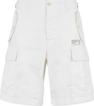 Dsquared2 Homme, Shorts, Blanc, Taille: XL Cotton Cargo Shorts