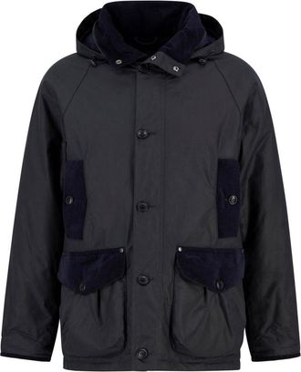 Barbour Wattierte Wachsjacke Beaufort mit Kapuze in