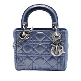 Dior Pre-owned Lady Dior - Femme - Pre-owned - Bleu - Taille: ONE Size