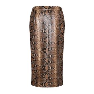 Ermanno Scervino Jupe crayon - Femme - Jupes - Brun - Taille: 36 FR
