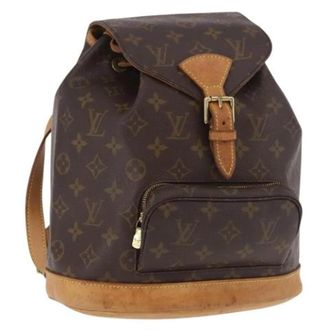 Louis Vuitton Pre-owned Montsouris MM Rucksack - - Pre-owned - Damen - Braun - ONE SIZE