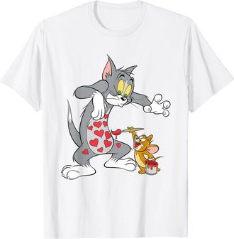 Tom & Jerry Tom And Jerry Love Painter Valentine T-Shirt