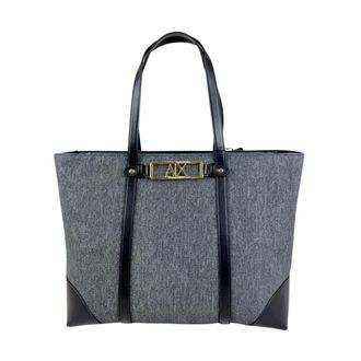 A|X Armani Exchange Femme, Sacs, Noir, Taille: ONE Size Polly Denim Shopping