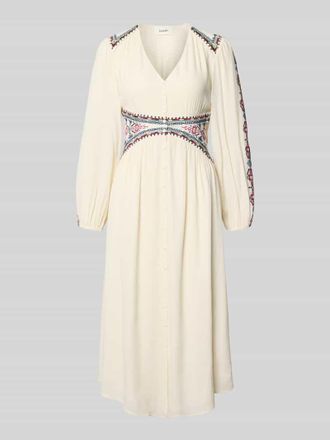 BA&SH Regular Fit Midikleid aus reiner Viskose Modell Tina