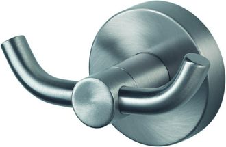 Haceka Doppelhaken, Metall, 100% Metall, U-f&ouml;rmig, Wandmontage, Silber, Modern, 3 kg, Pulverbeschichtet