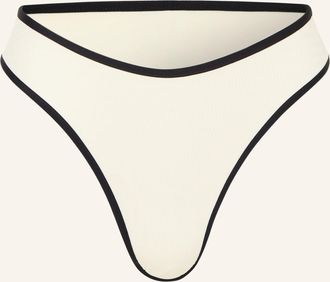 Seafolly High-Waist-Bikini-Hose Beach Bound weiss