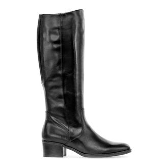 Gabor Schwarze Lederreitstiefel - - Shoes - Damen - Schwarzk - 36 EU