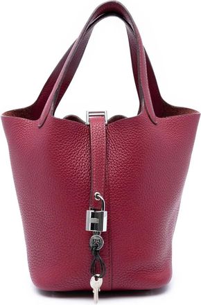 Hermès Crossbody Bags - Clemence Picotin Lock 18 - Gr. unisize - in Rot - für Damen