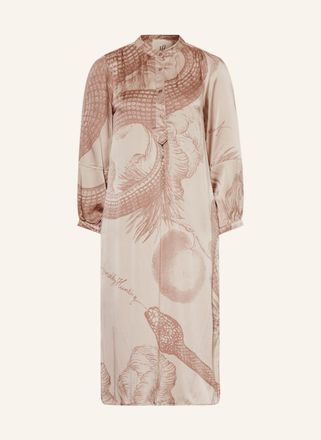 Friendly Hunting Friendly Hunting Seidenkleid Garden Eden beige