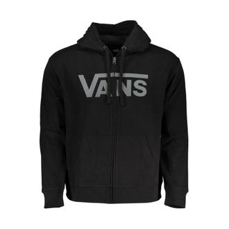 Vans Schwarzer Zip Hoodie mit Stilvollem Print - - Sweatshirts & Hoodies - Herren - Schwarzk - XS