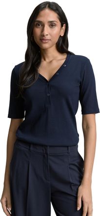 Tom Tailor Damen 1046414 T-Shirt, 10668-Sky Captain Blue, XXS