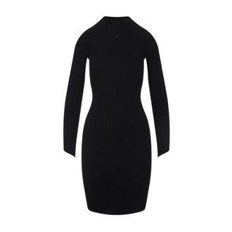 Courr&egrave;ges Schwarze Kleider f&uuml;r Frauen - - Dresses - Damen - Schwarzk - XS