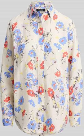 Lauren Ralph Lauren Relaxed Fit Hemdbluse aus reinem Leinen