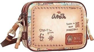 Anekke Bandolera 3 Compartimentos, Sac à bandoulière Femme, Multicolore