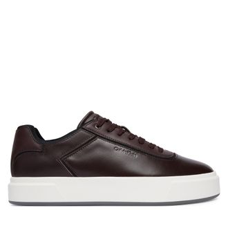 Calvin Klein Sneakers Calvin Klein Basket Cups Oxf Lth-Neo HM0HM02204 Dunkelbraun