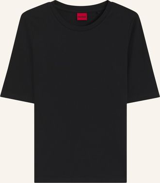 HUGO BOSS Hugo T-Shirt Darnelia Slim Fit schwarz