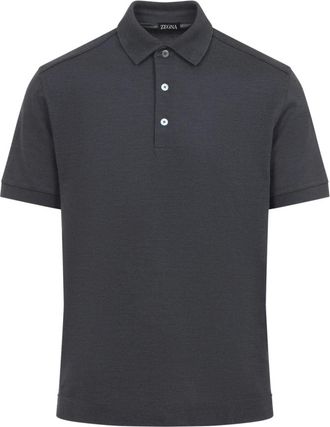 Ermenegildo Zegna Homme, Tops, Gris, Taille: M Uh341A3H786K05Grigioscuro Polo