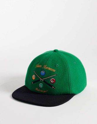 Icecream Trick Shot - Casquette &agrave; six empi&egrave;cements et visi&egrave;re contrastante - Vert