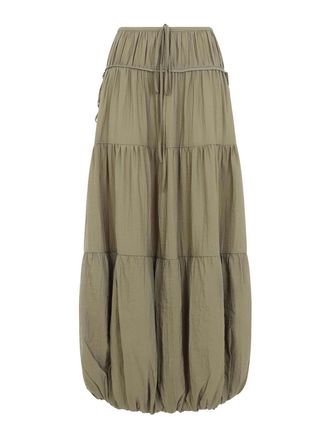 Co Jupe Midi - Vert