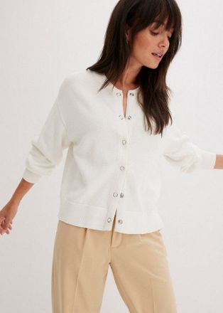 Bonprix Strickjacke Strickjacke aus reiner Baumwolle