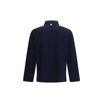 Thom Browne Colorblock Cotton Polo Shirt - Multicolor