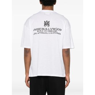 Amiri Logo-Printed Cotton T-Shirt - White