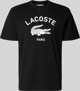 Lacoste Regular Fit T-Shirt aus reiner Baumwolle